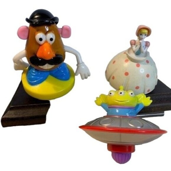 Pixar | Toys | Disney Pixar Toy Story Mr Potato Head Alien Spin Top Bo Peep Figurines | Poshmark